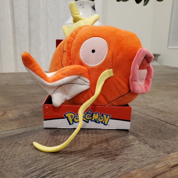 Pokemon | Toys | Pokemon Magicarp Plush Figure Orange Fish | Poshmark